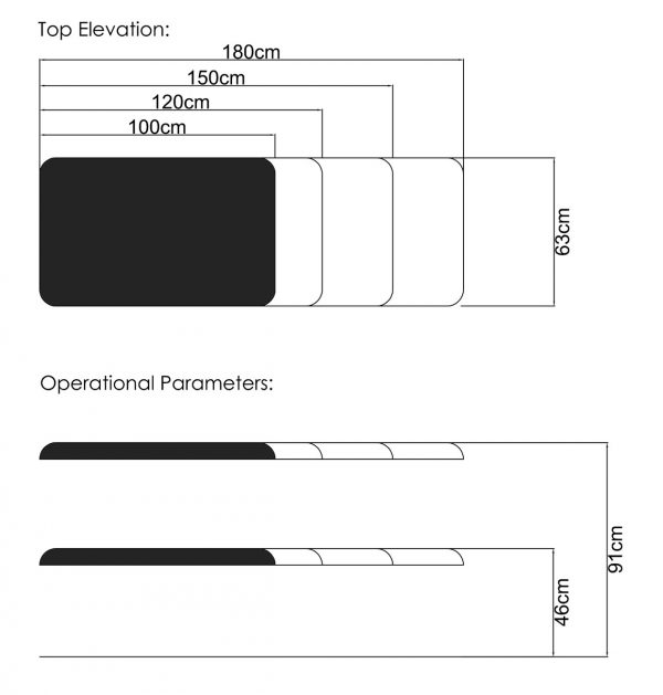 Changing Table Electric, Hydraulic Variable Height | Medi-Plinth
